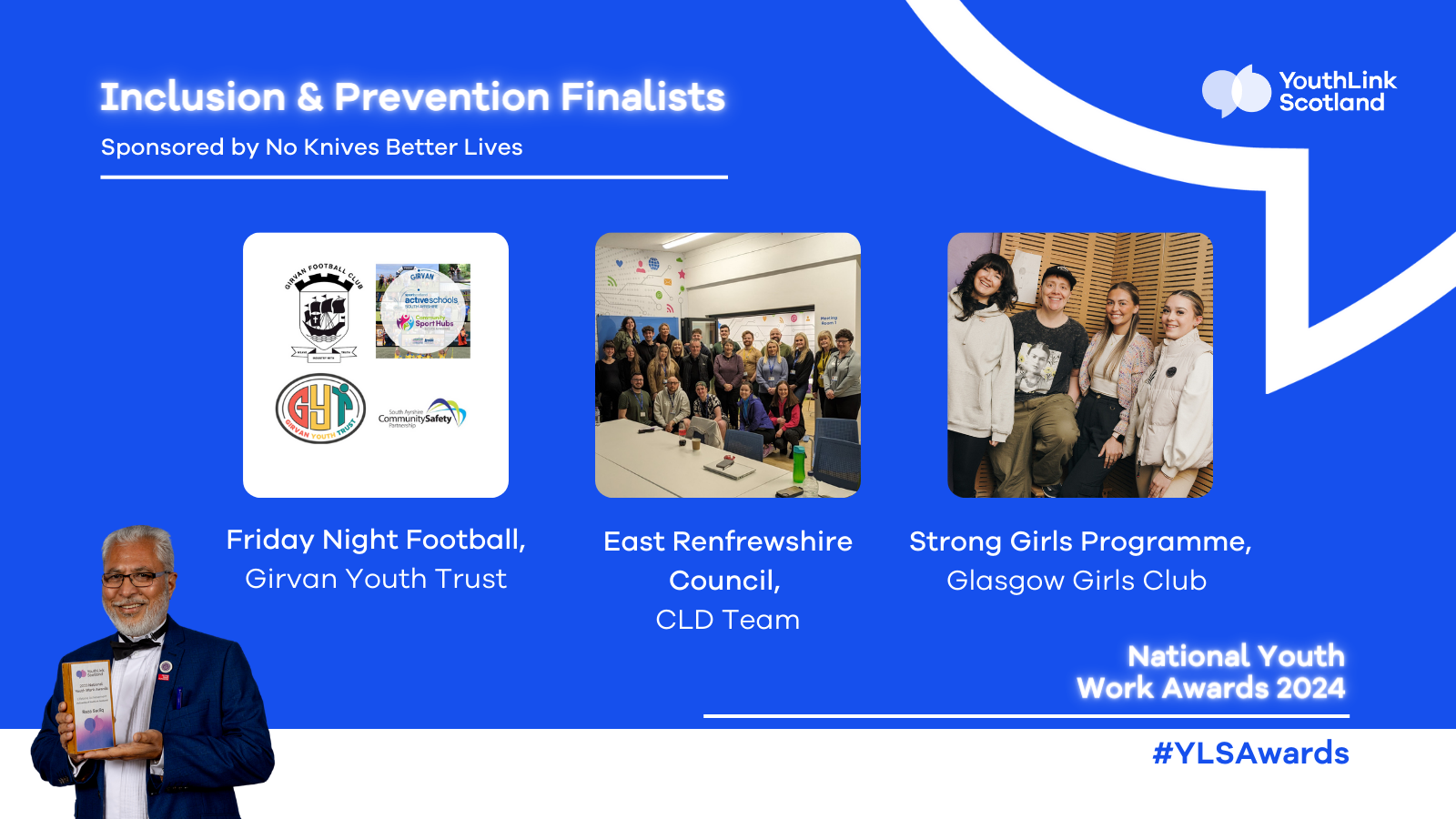 Awards 2024 - Inclusion & Prevention | YouthLink Scotland