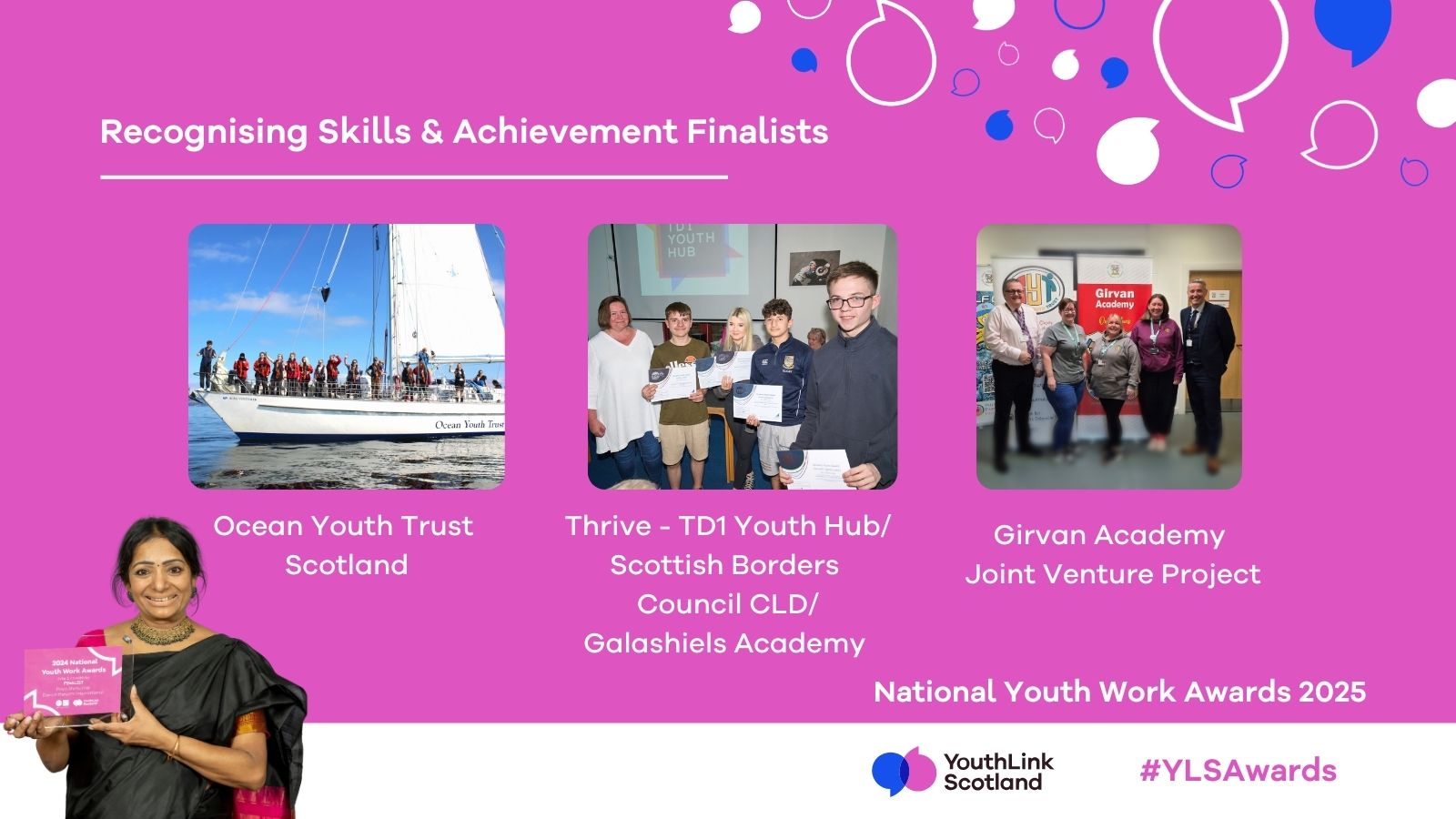 Meet the finalists: Recognising Skills & Achievement | YouthLink Scotland
